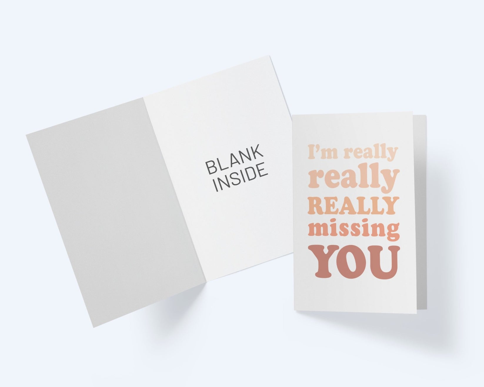 I'm Really Really Missing You - Thinking Of You Greeting Card – CardCraft